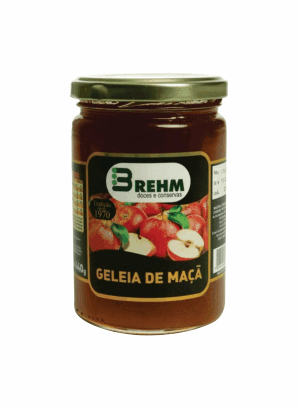 Geléia de Maçã Brehm 440g - Tchê Empório Gaúcho